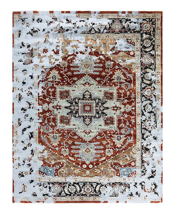 Bloomingdale'S Indo Ikat M7757 Area Rug, 8' X 10'4 - Red