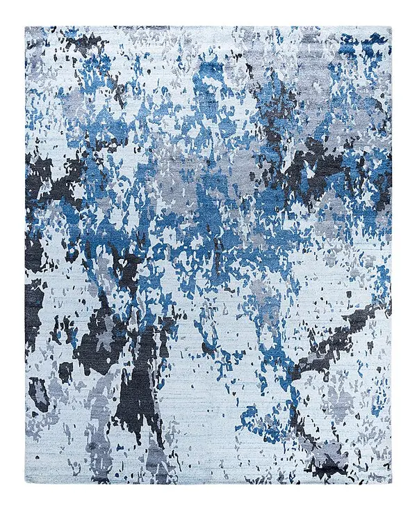 Bloomingdale'S Indo Modern M7116 Area Rug, 8'2 X 10'2 - Blue
