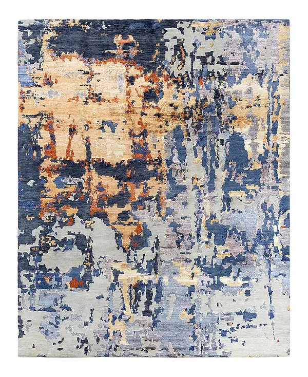 Bloomingdale'S Indo Modern M7151 Area Rug, 8'1 X 10'1 - Gray