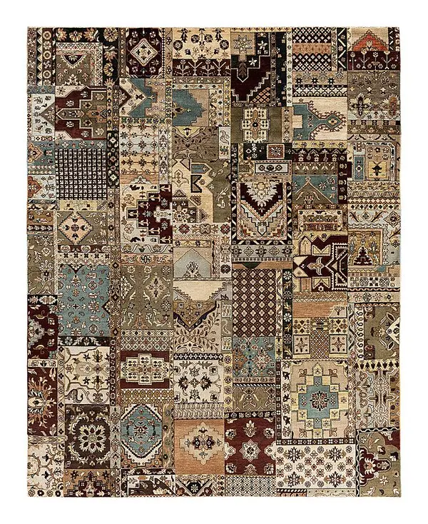 Bloomingdale'S Indo Ikat M5919 Area Rug, 8' X 10'2 - Brown
