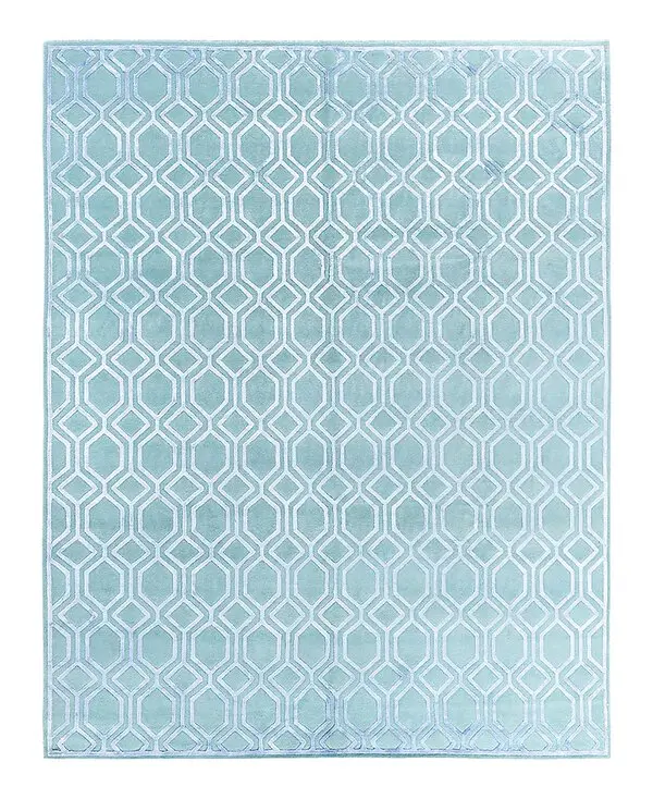 Bloomingdale'S Indo Modern M7612 Area Rug, 8'1 X 9'10 - Green