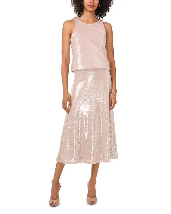 Vince Camuto Sequinned Midi Skirt