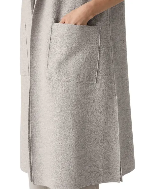 Eileen Fisher Shawl Collar Topper Vest