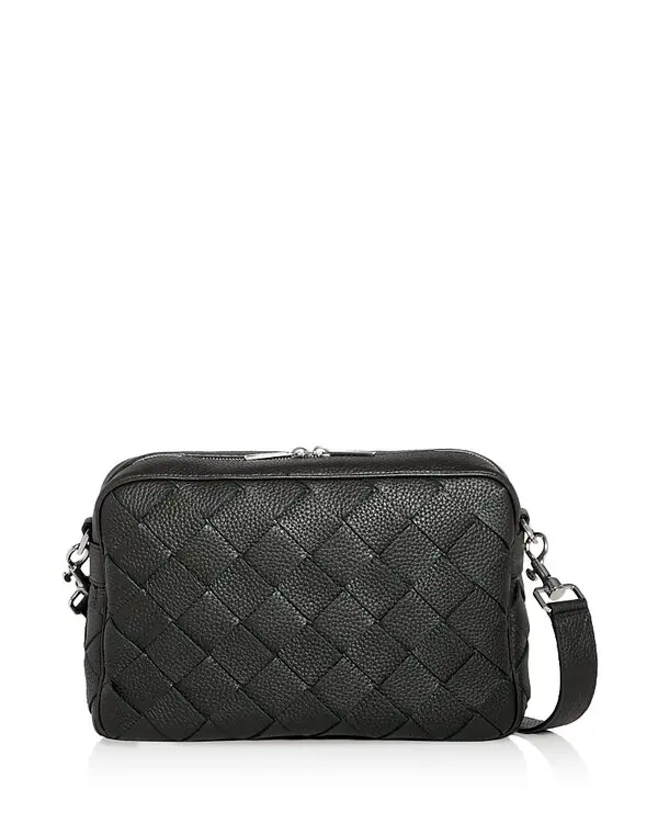 Bottega Veneta Medium Intrecciato Leather Crossbody Bag - Dark Green