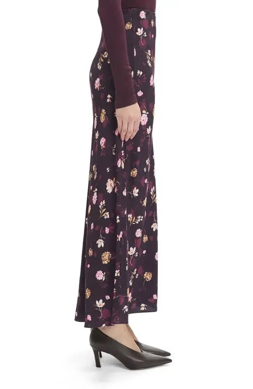 FAVORITE DAUGHTER The Favorite Satin Slip Skirt - Whimsical Monet