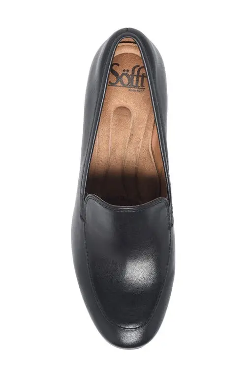SOFFT Lucinda Water Resistant Loafer Pump - Black