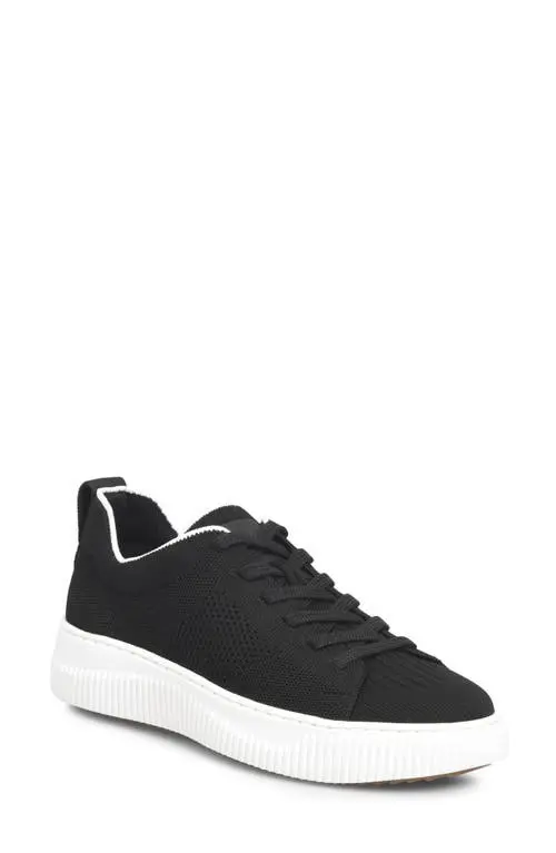 SOFFT Faro Knit And Leather Sneakers - Black
