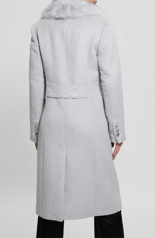 Guess Nancy Coat With Removable Faux Fur Collar