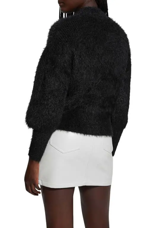 Guess Keyla Fuzzy Bishop Sleeve Sweater
