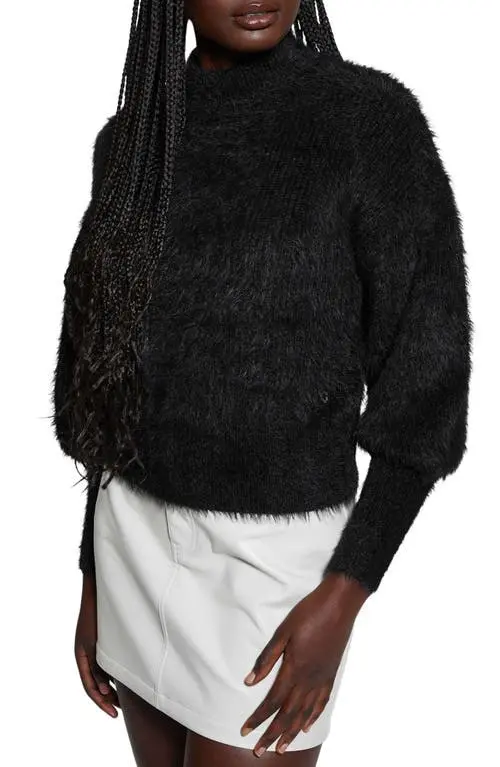 Guess Keyla Fuzzy Bishop Sleeve Sweater