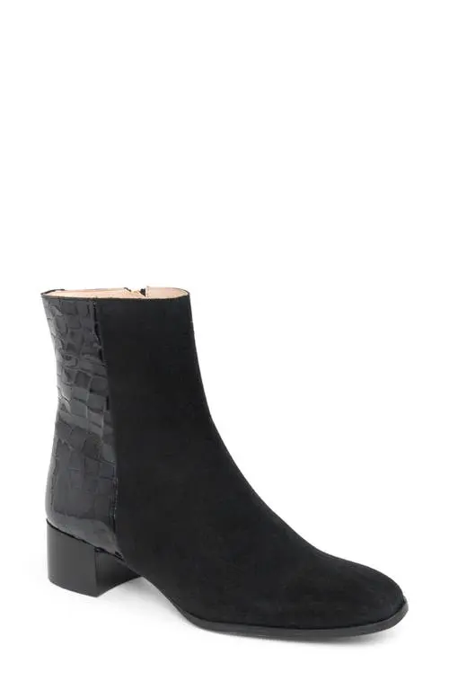 PATRICIA GREEN Dylan Croc Embossed Bootie