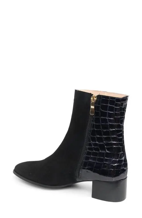 PATRICIA GREEN Dylan Croc Embossed Bootie