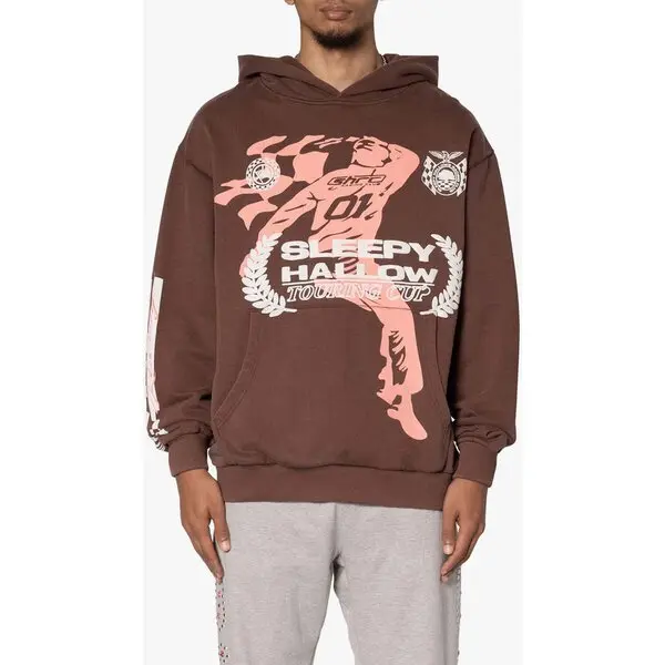Mnml Shrc Touring Cup Hoodie - Brown
