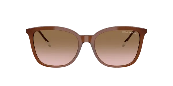 Armani Exchange Cat Eye Sunglasses - Pink Gradient Grey