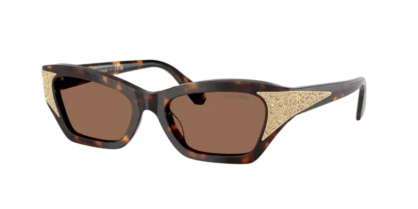 SWAROVSKI Sk6029 Sunglasses - Dark Brown