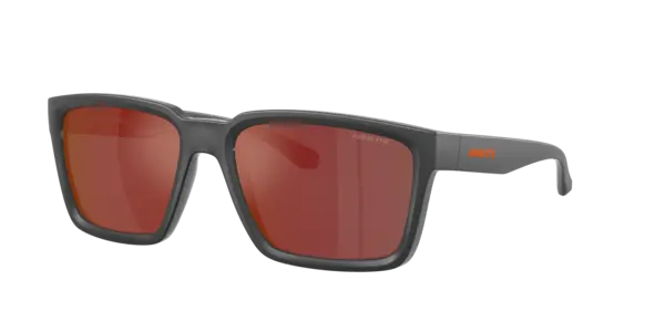 ARNETTE An4346 Plot Twist Sunglasses - Grey Mirror Orange,yellow