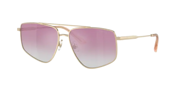 JIMMY CHOO Sunglasses - Clear Gradient Fuxia Mirror Silver