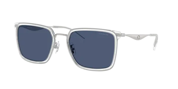 COACH Square Sunglasses - Blue Solid