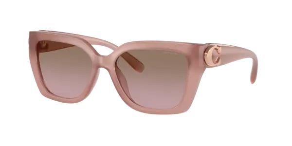 COACH Cat Eye Sunglasses - Brown Rose Gradient