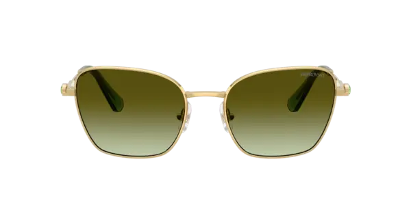 SWAROVSKI Sunglasses - Green Gradient Brown