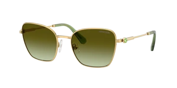 SWAROVSKI Sunglasses - Green Gradient Brown