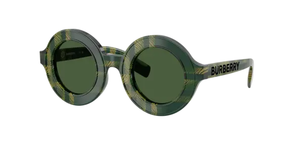Burberry Round Frame Sunglasses - Dark Green