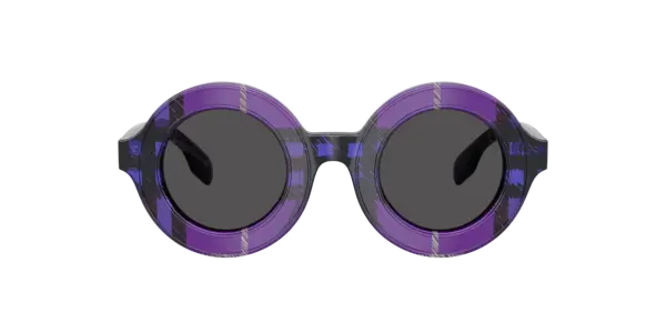 Burberry Round Frame Sunglasses - Dark Grey