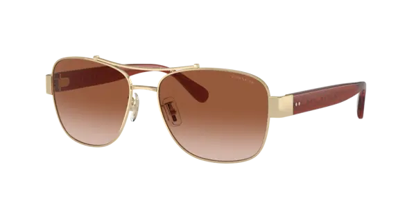 COACH Aviator Sunglasses - Brown Gradient