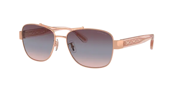 COACH Aviator Sunglasses - Purple Blue Pink Gradient