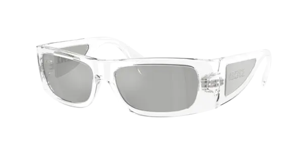 Versace Sunglasses - Clear Mirror Silver