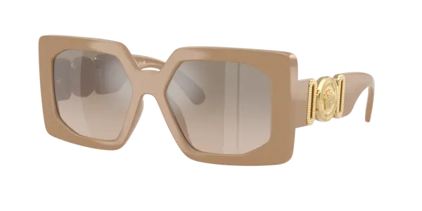 Versace Sunglasses - Brown Grad Grey Mirror Silver