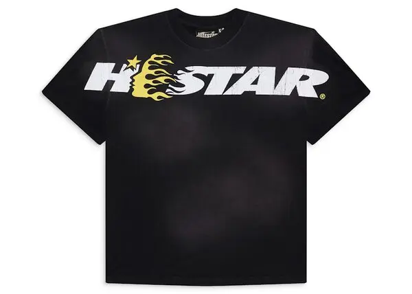 HELLSTAR Studios Cartoon Logo T-shirt - Yellow