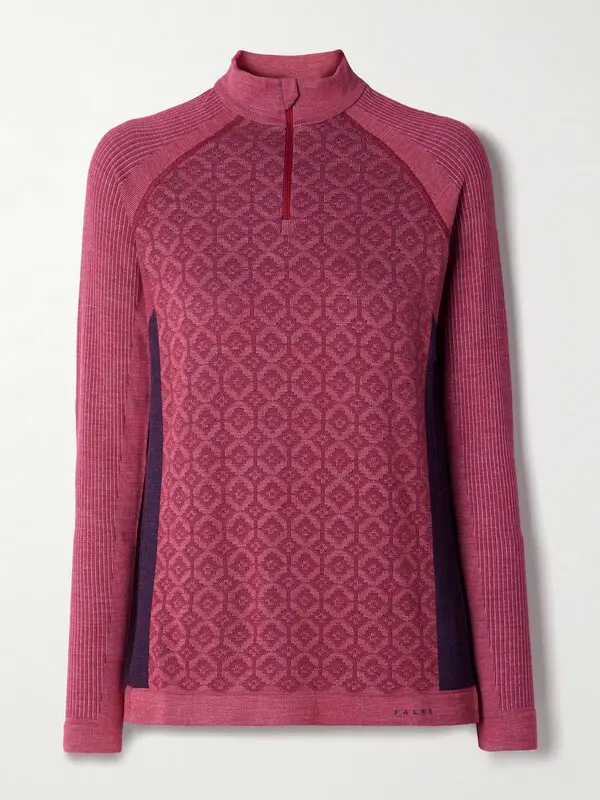 Falke Jacquard-knit Top