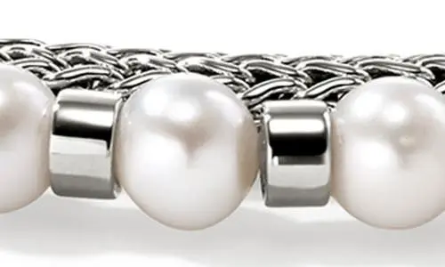 John Hardy Jh Essential Pearl Wrap Bracelet - Silver