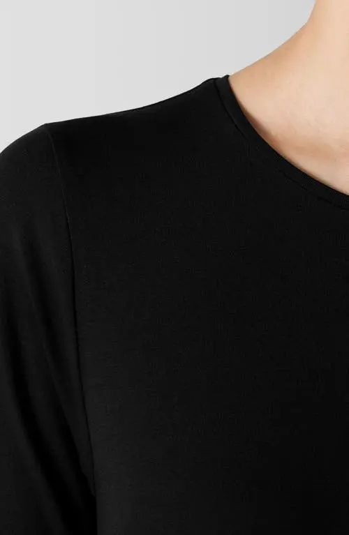 Eileen Fisher Long Sleeve Maxi Dress
