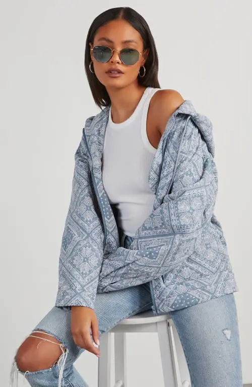 VICI Catie Paisley Quilted Hooded Jacket