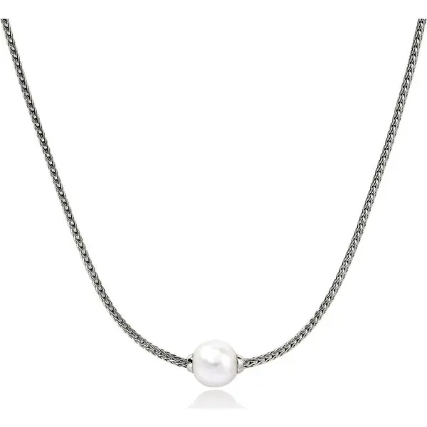 John Hardy Essentials Pearl Necklace - Silver