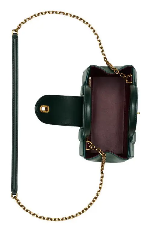 Marc Jacobs Mini Turnlock Leather Crossbody Tote