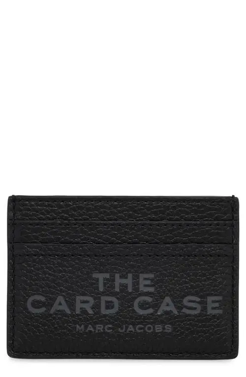 Marc Jacobs The Leather Card Case - Black
