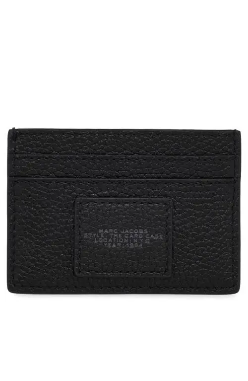 Marc Jacobs The Leather Card Case - Black