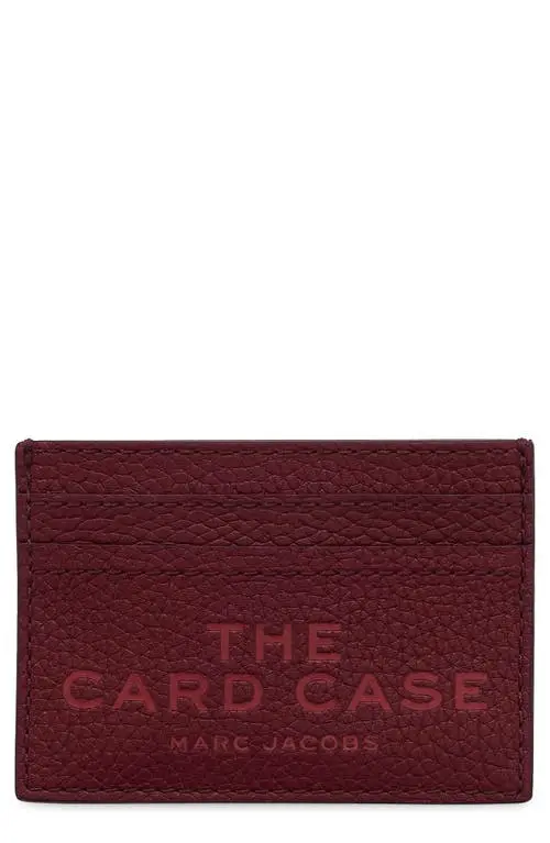 Marc Jacobs The Leather Card Case - Cherry