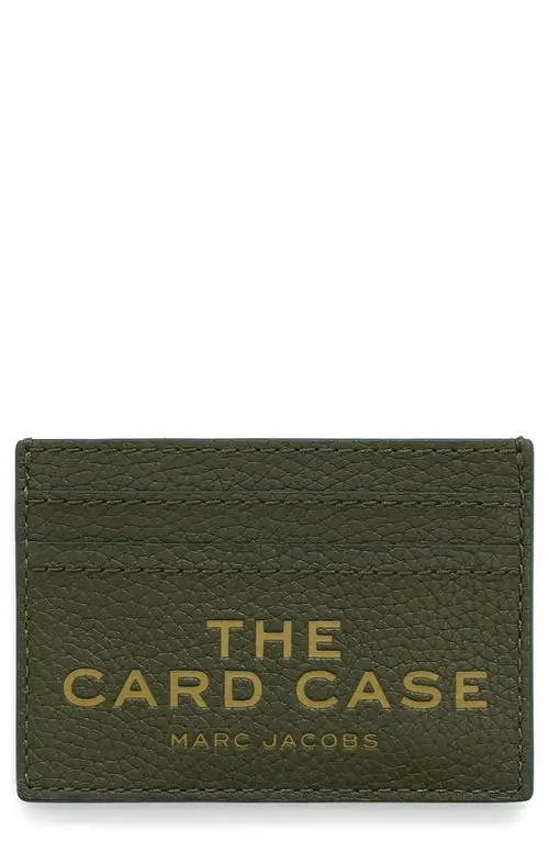 Marc Jacobs The Leather Card Case - Forest