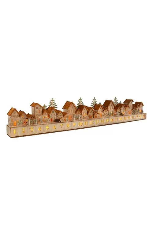 BALSAM HILL Wooden Christmas Village Advent Calendar