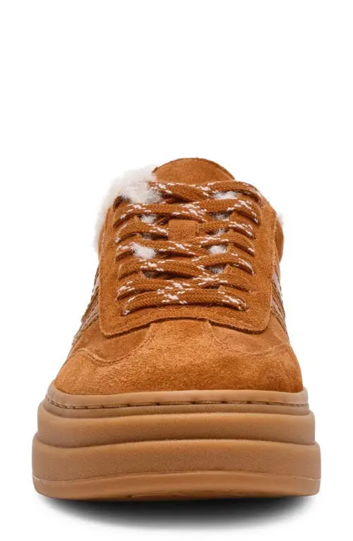 Steve Madden Dodge Platform Sneakers - Chestnut Suede