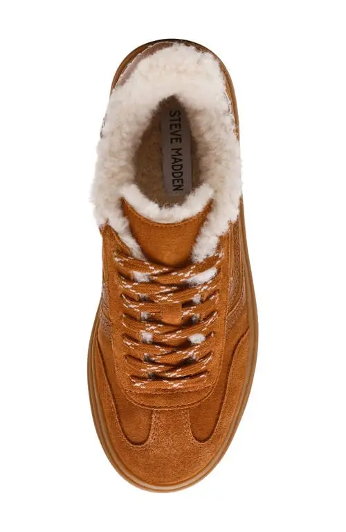 Steve Madden Dodge Platform Sneakers - Chestnut Suede