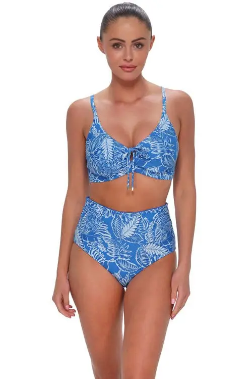 SUNSETS Kauai Keyhole Bikini Swimsuit Top - Canopy