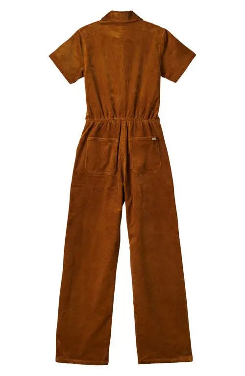 Brixton Stretch Corduroy Utility Jumpsuit