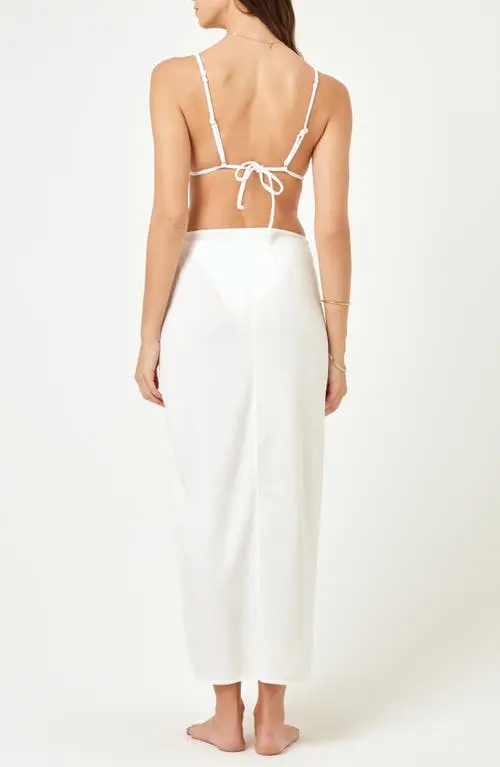 L*Space Portela Cover-up Sarong - Cream