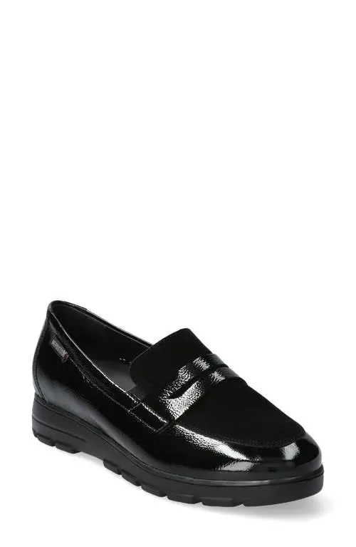 Mephisto Carima Penny Loafer - Black Patent