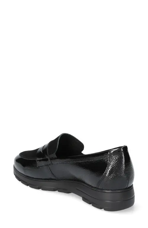 Mephisto Carima Penny Loafer - Black Patent